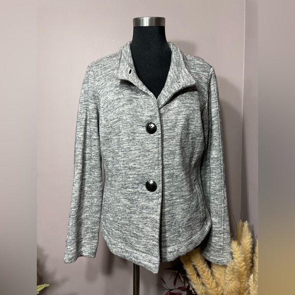 CAbi | Jackets & Coats | Hourglass Fleece Knit Sweater Jacket | Poshmark